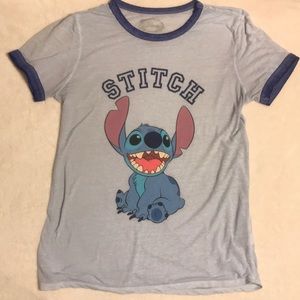 Disney | Tops | Disneys Stitch Tee | Poshmark